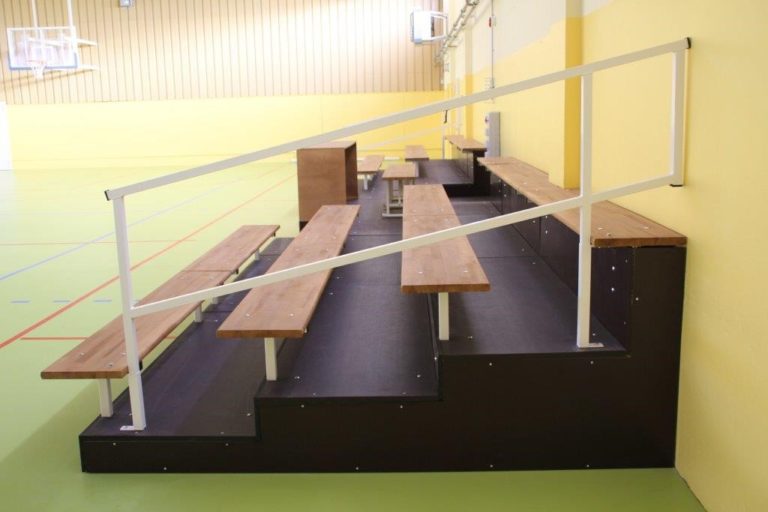 GARDE-CORPS POUR GRADIN MOBILE 4 RANGS - Nouansport