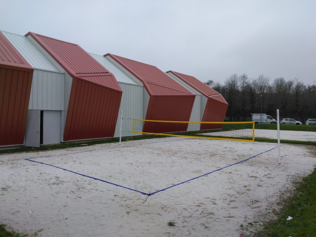 KIT DE DE DELIMITATION DE TERRAIN - BEACH VOLLEY POUR TERRAIN 8M X 16M ...